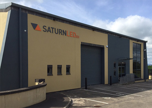 Saturn LED Head Office - Indigo LED